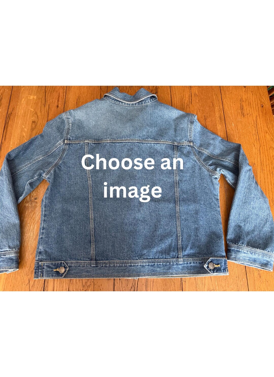 Jean Jacket Custom Pick Your Design Janis Elvis Marilyn Monroe Stevie ...