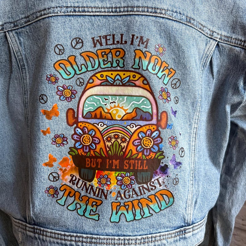 Hippie Jean Jacket - Etsy