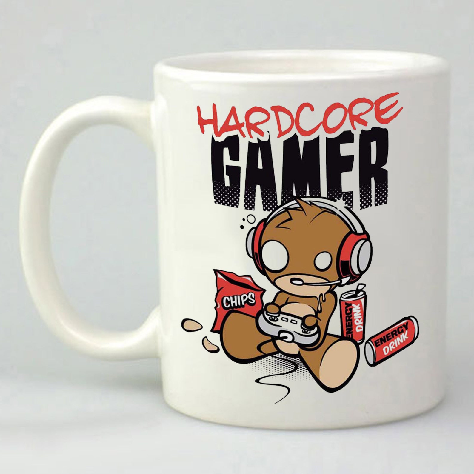 Hardcore Gamer Mug Gamer Gift Gaming Mug Funny Gift for Gamer - Etsy