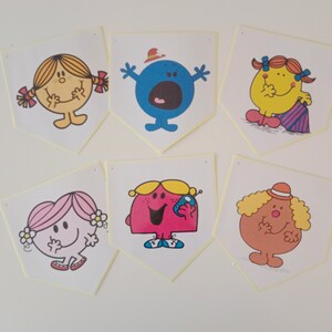 Little Miss Banner, Mr Men Little Miss Birthday Banner, Mr Men Room ...
