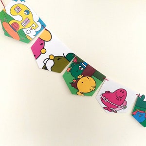 Mr Men Little Miss Book Banner Mr Men Birthday Banner Mr Men | Etsy
