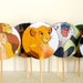 12 LION KING Cupcake Toppers, Up-cycled Book, Simba and Friends Cupcake ...