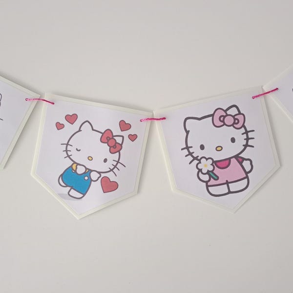 Hello Kittys Banner - Etsy