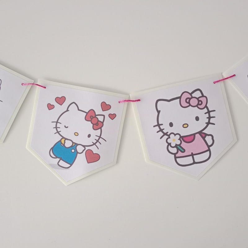 Hello Kittys Banner - Etsy