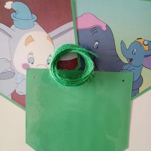Dumbo Book Banner, Birthday Banner, Dumbo Room Decor, Dumbo Bunting ...