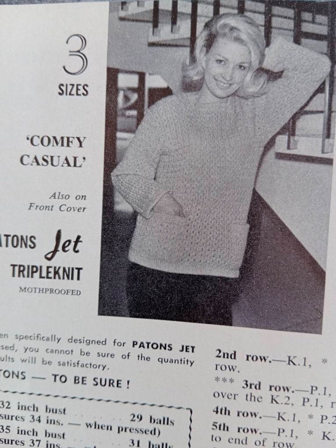 Vintage Patons Knitting Pattern Book No 691, Vintage 1960s - for Women ...
