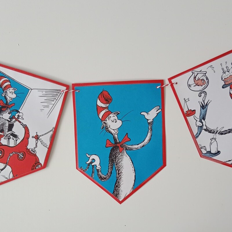 Dr Seuss Banner - Etsy