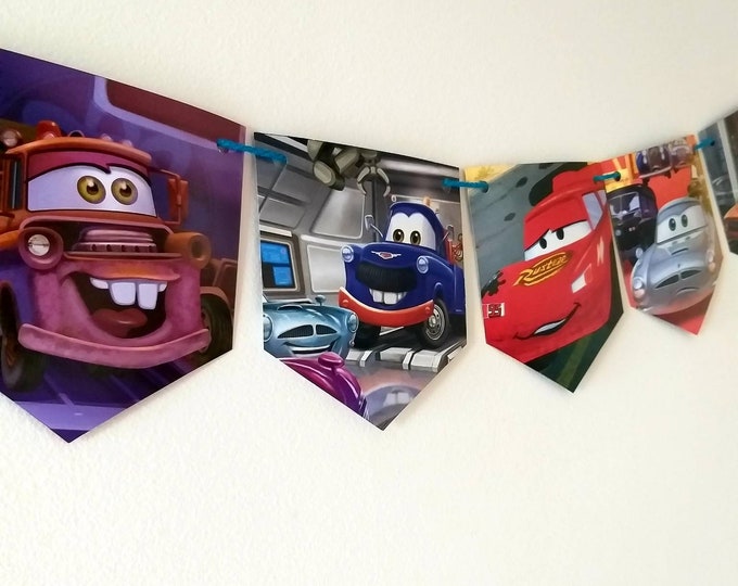Cars Book Banner Cars Birthday Banner Cars Room Decor Cars - Etsy