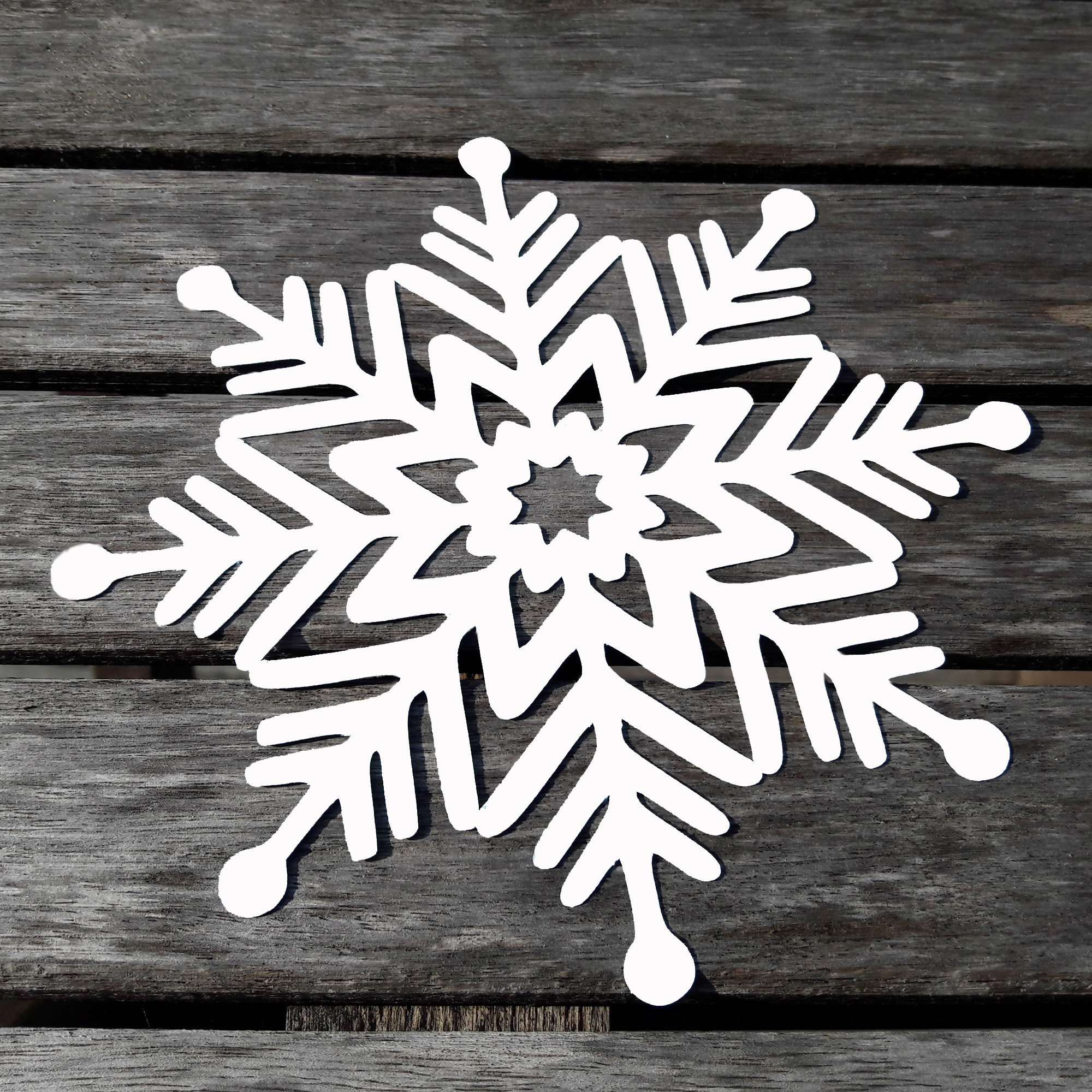 5 BIG SNOWFLAKES XXL (9,44 X 9,44 Inch) Winter Birthday Party Wedding ...