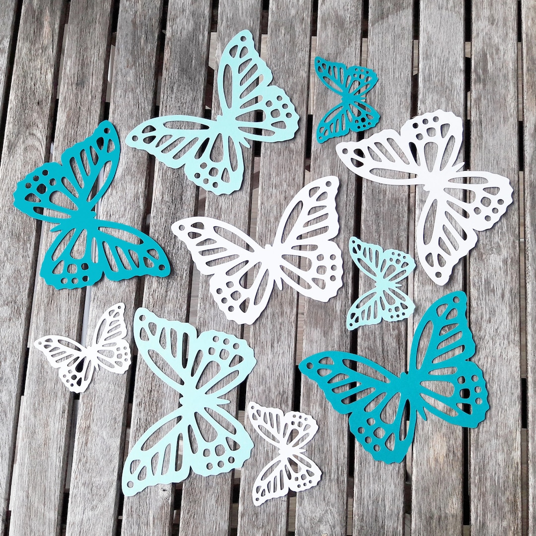 GIANT PAPER BUTTERFLIES Wall Decor, Table Decor, Butterfly Theme - Etsy