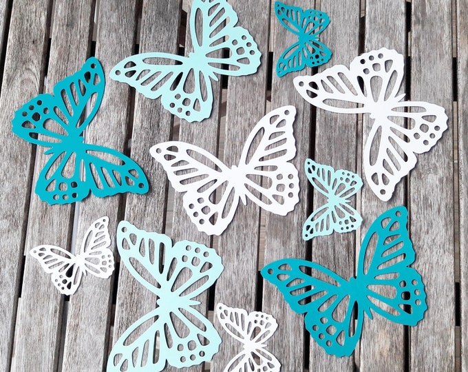 GIANT PAPER BUTTERFLIES Wall Decor, Table Decor, Butterfly Theme - Etsy
