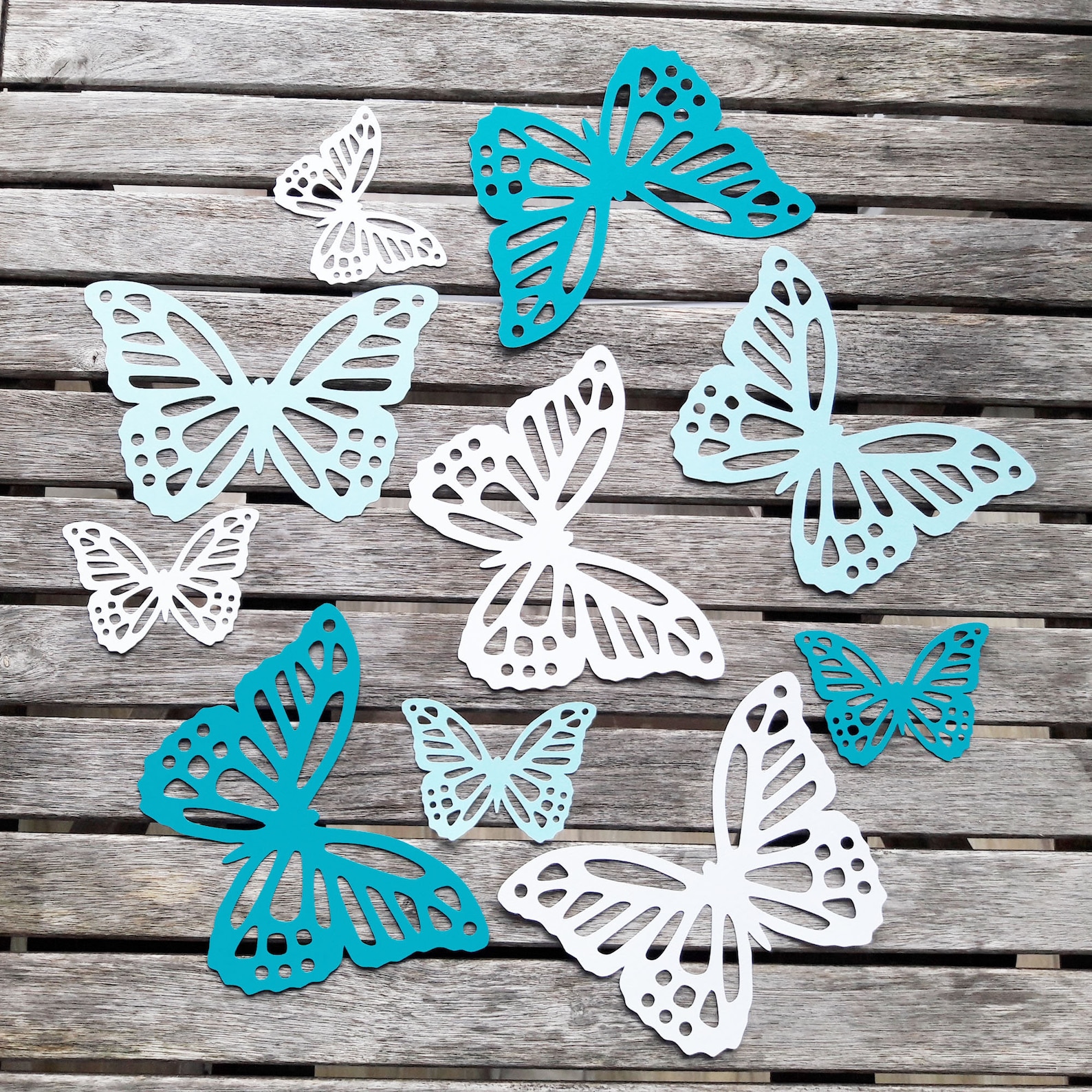 GIANT PAPER BUTTERFLIES Wall Decor, Table Decor, Butterfly Theme - Etsy