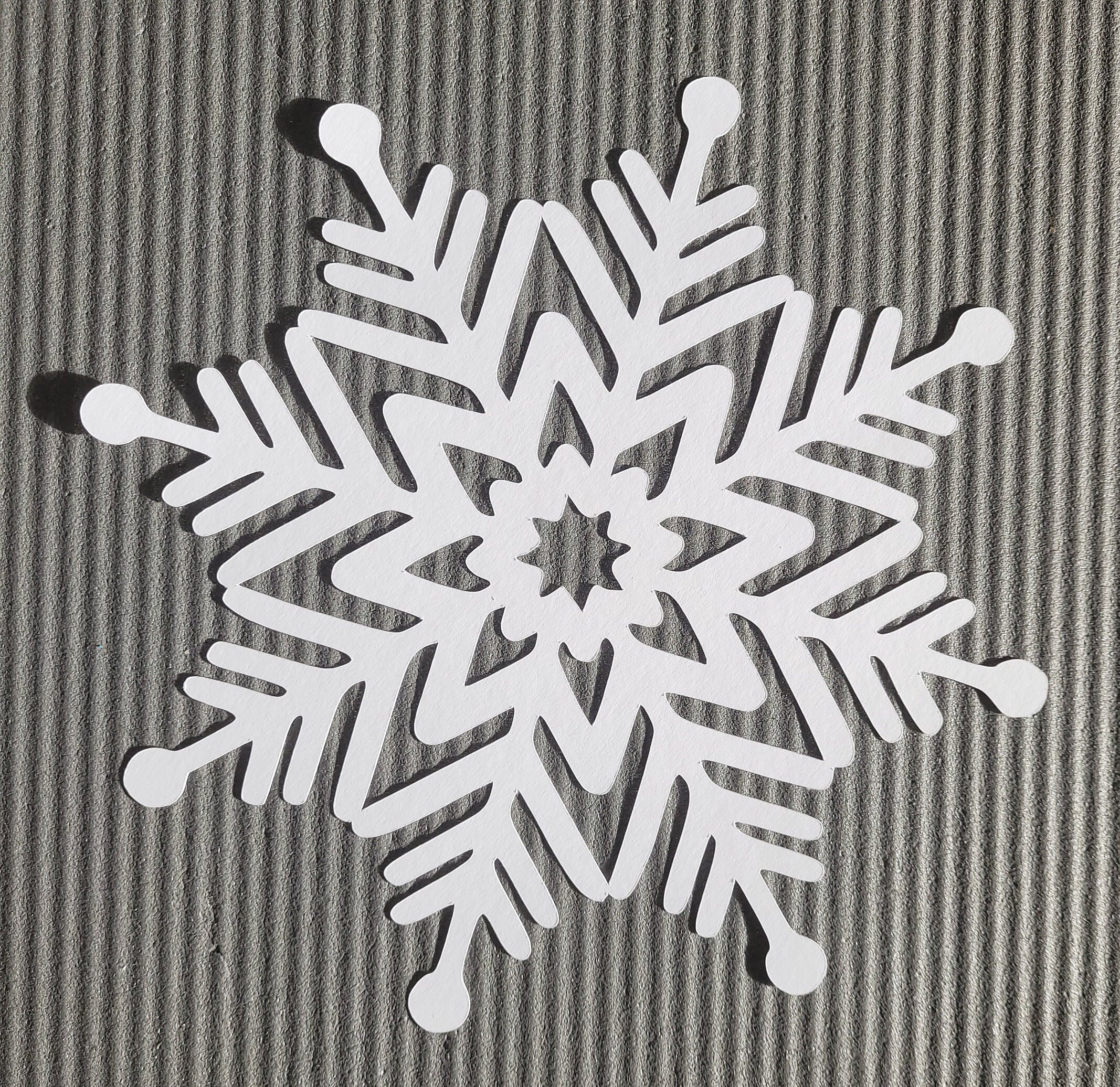 5 BIG SNOWFLAKES XXL (9,44 X 9,44 Inch) Winter Birthday Party Wedding ...