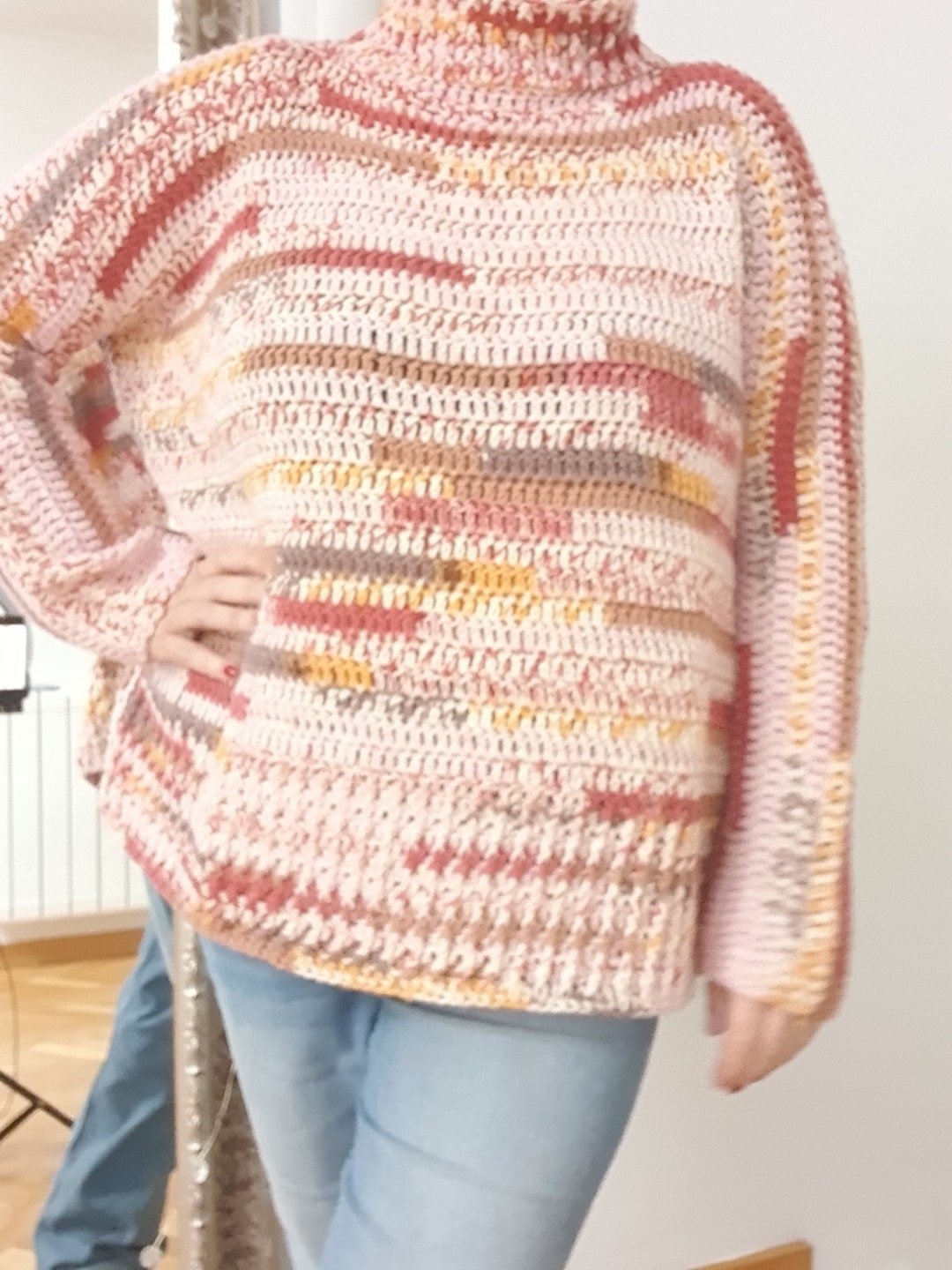 PDF Pattern January Sweater PDF Pattern January Sweater Crochet Pattern ...