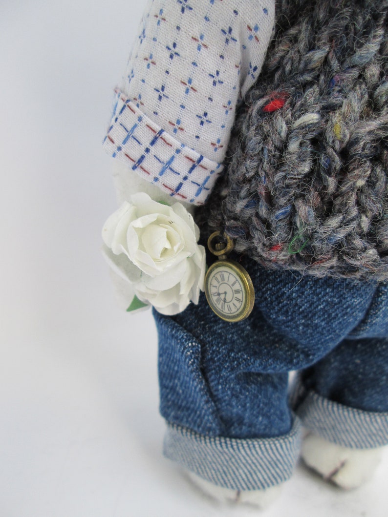 Handmade Fleece Teddy Bear, Vintage Inspired Dapper Boy - Etsy