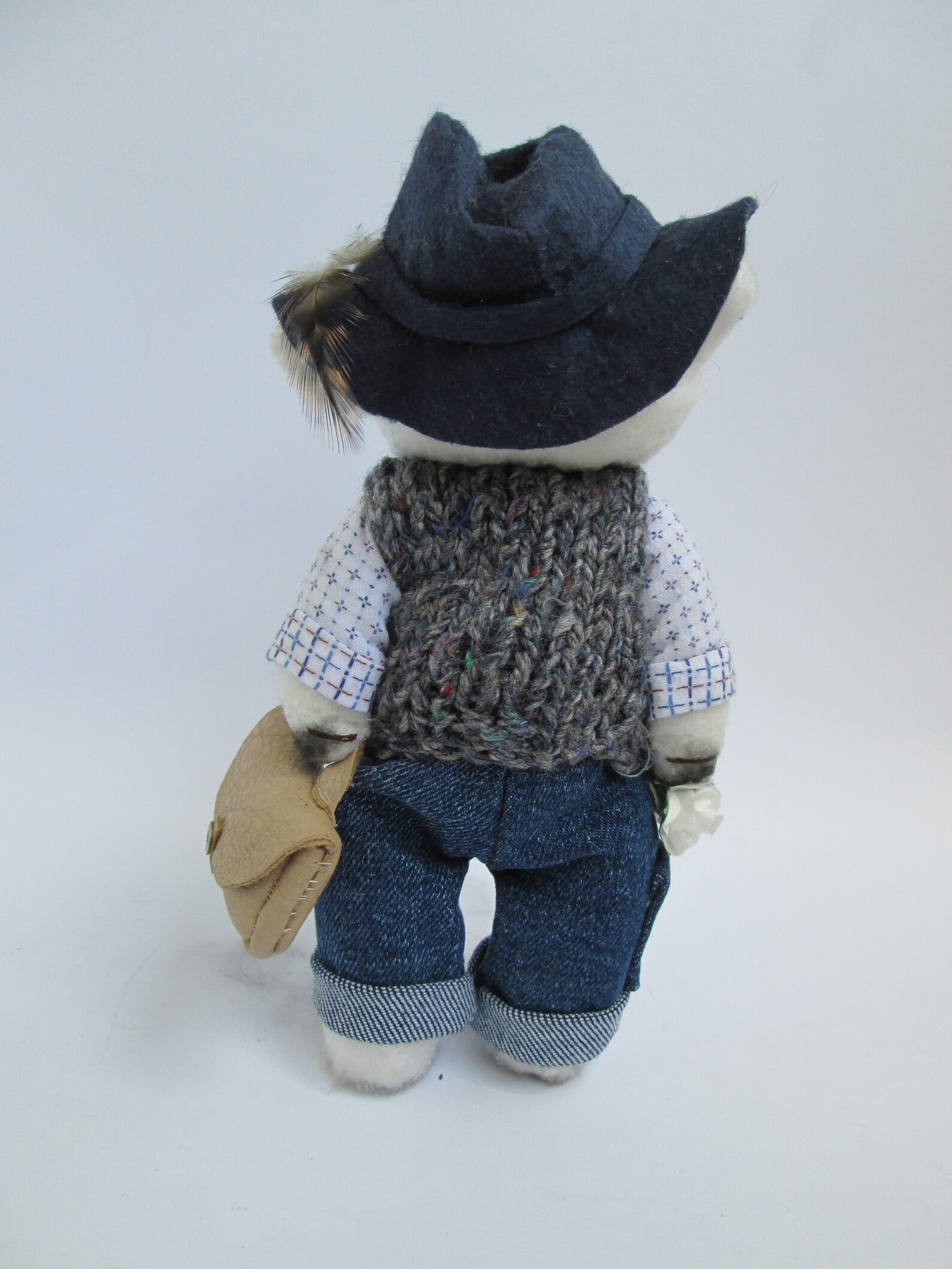 Handmade Fleece Teddy Bear, Vintage Inspired Dapper Boy - Etsy