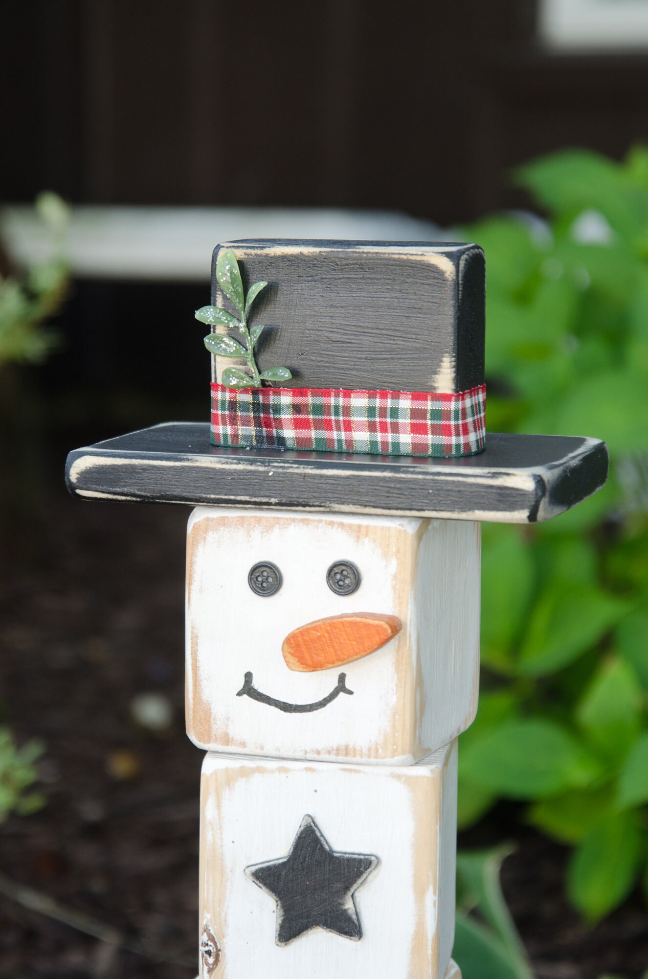 Farmhouse Christmas Snowman Decor Wood Snowman Rustic - Etsy Canada
