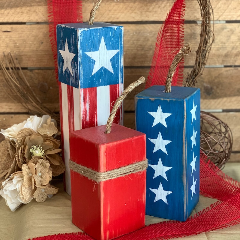 Wood Fireworks - Etsy