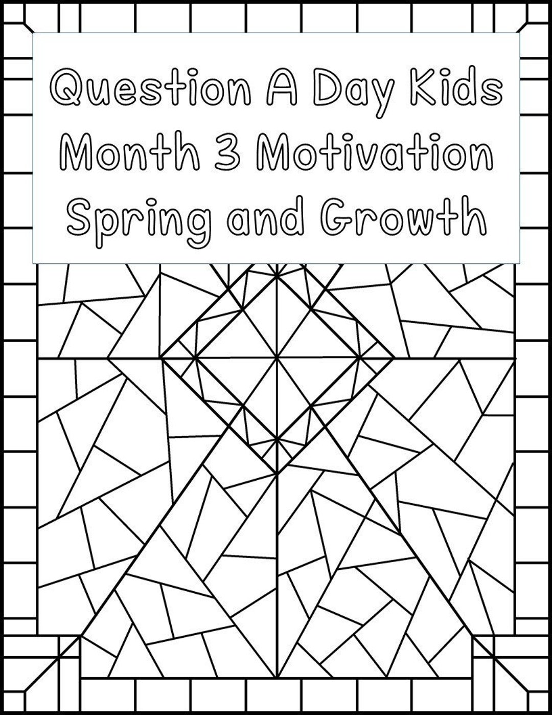 Question A Day for Kids Month of Questions Journal Instant Downloadable ...