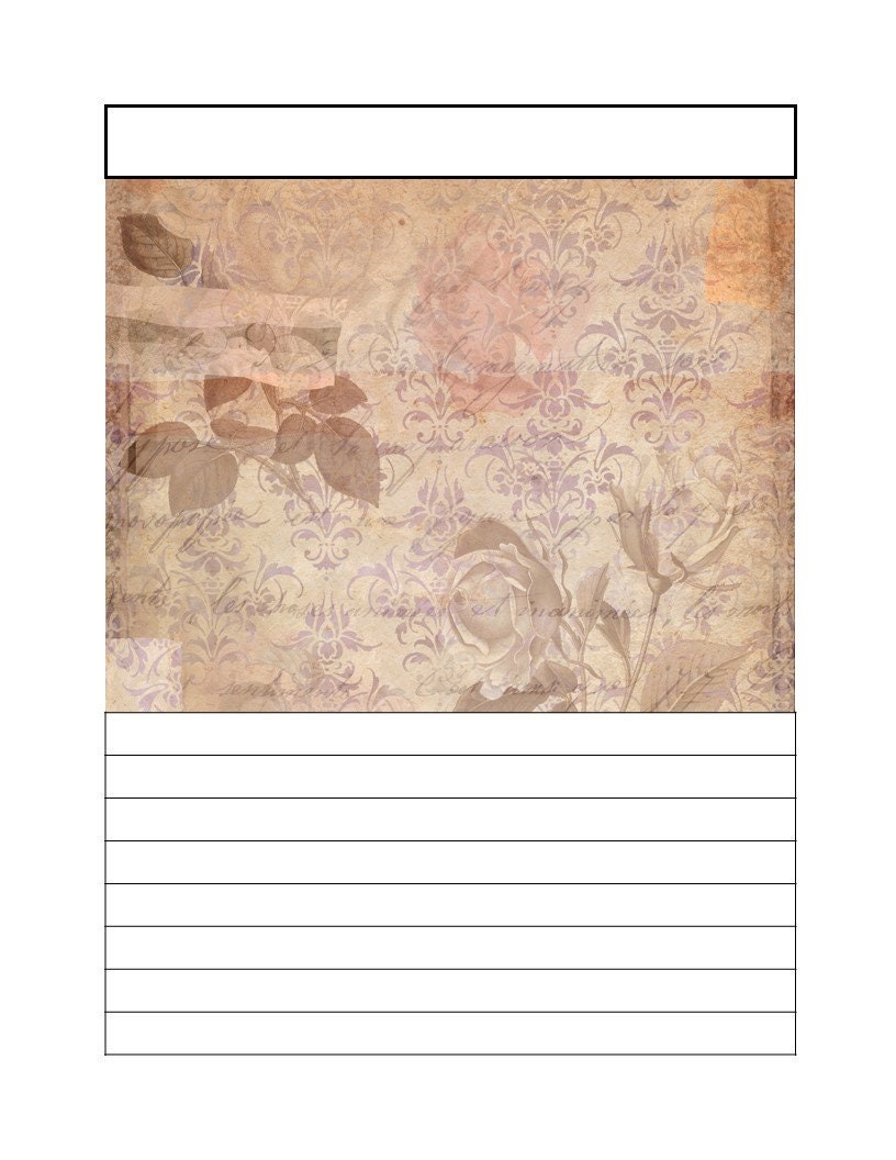 Downloadable Photo Journal Background Printables for Journal - Etsy