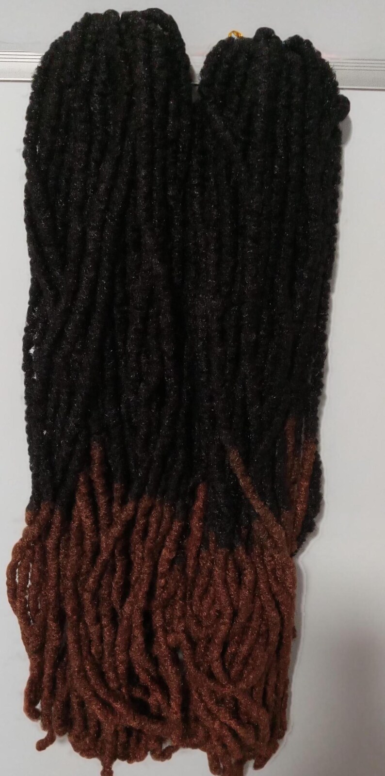 Ready to Ship Full Volume Soft Faux Locs Crochet Hair. Faux Goddess ...