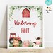 Editable Red Farm Favor Tag, Printable Red Barn Birthday Party Tag ...