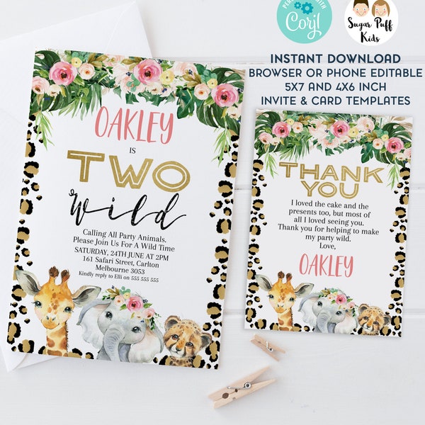 Wild Birthday Card - Etsy