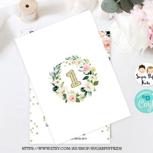 Bunny Face Milestone Poster, Bunny 1st Birthday Milestone Poster, Bunny ...