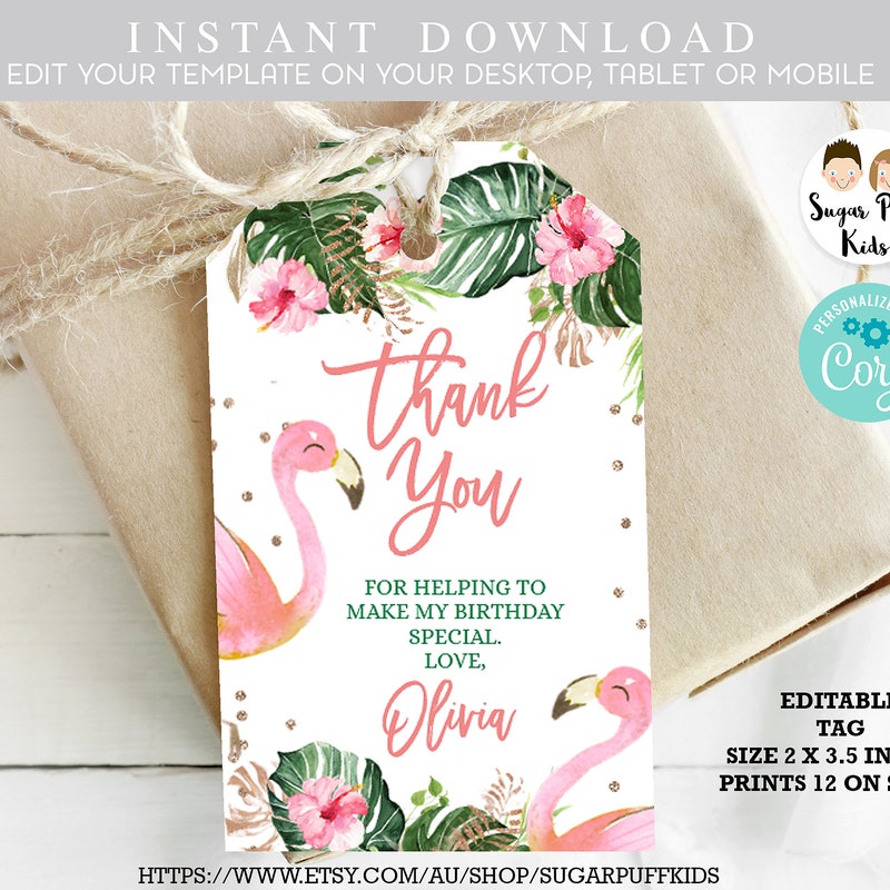 Flamingo Favors - Etsy