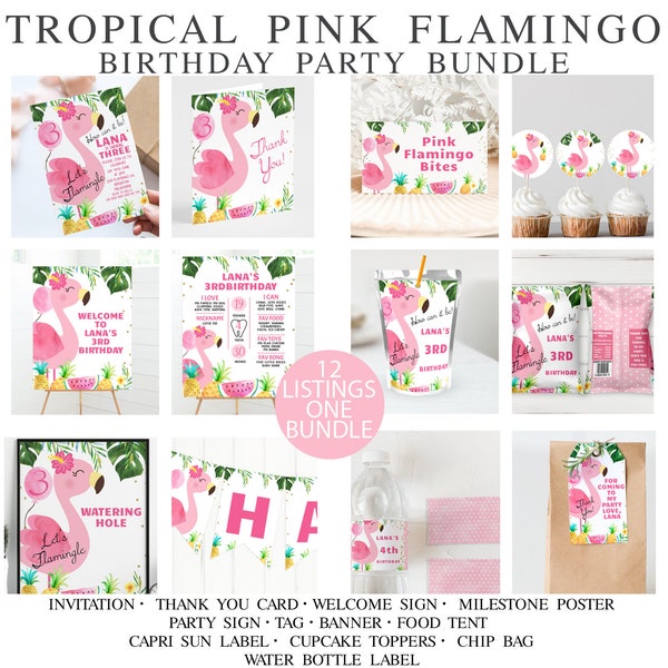 Flamingo Printable - Etsy