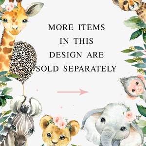 Editable Printable Safari Capri Sun Label, Instant Safari Themed Juice ...