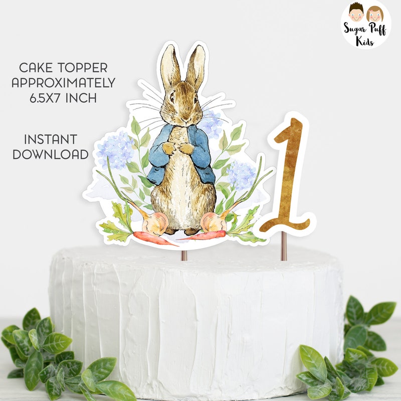 Peter Rabbit Cake Topper - Etsy Australia