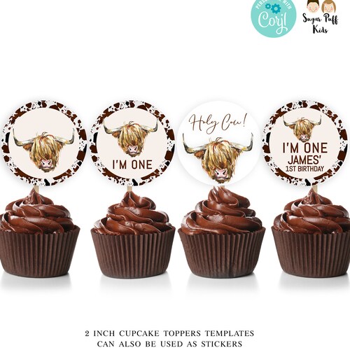 Editable Highland Cow Birthday Milestone Board Printable Boys - Etsy