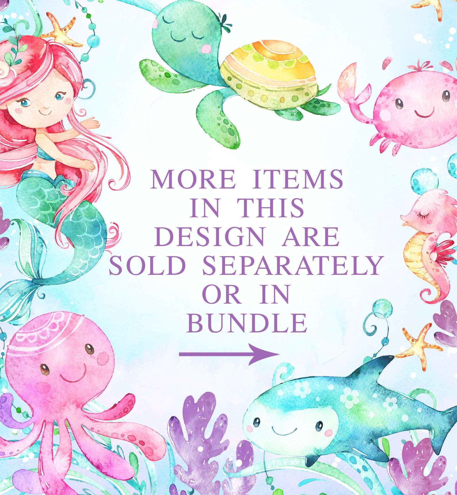 Editable Under the Sea Mermaid Birthday Milestone Poster - Etsy Australia