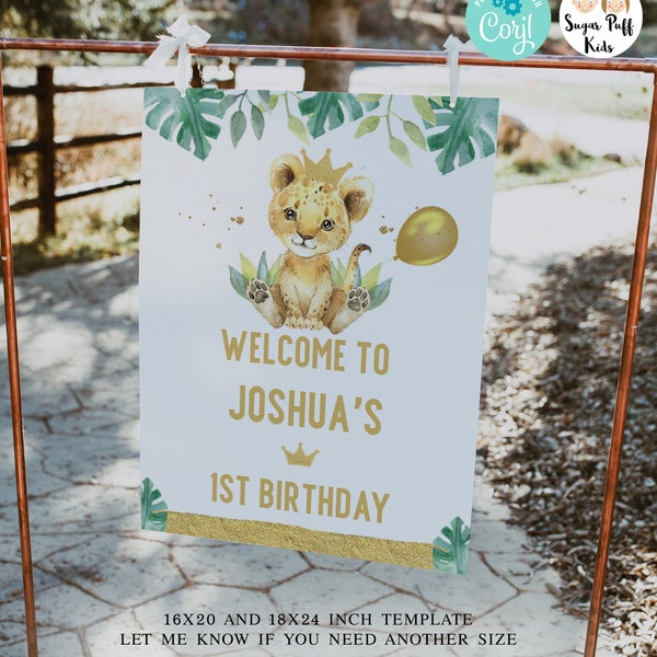 Lion King Welcome Sign - Etsy