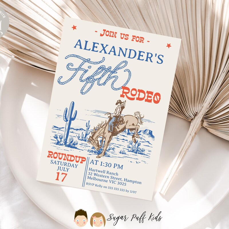 Western Invitation - Etsy