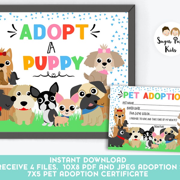 Adoption Certificate - Etsy
