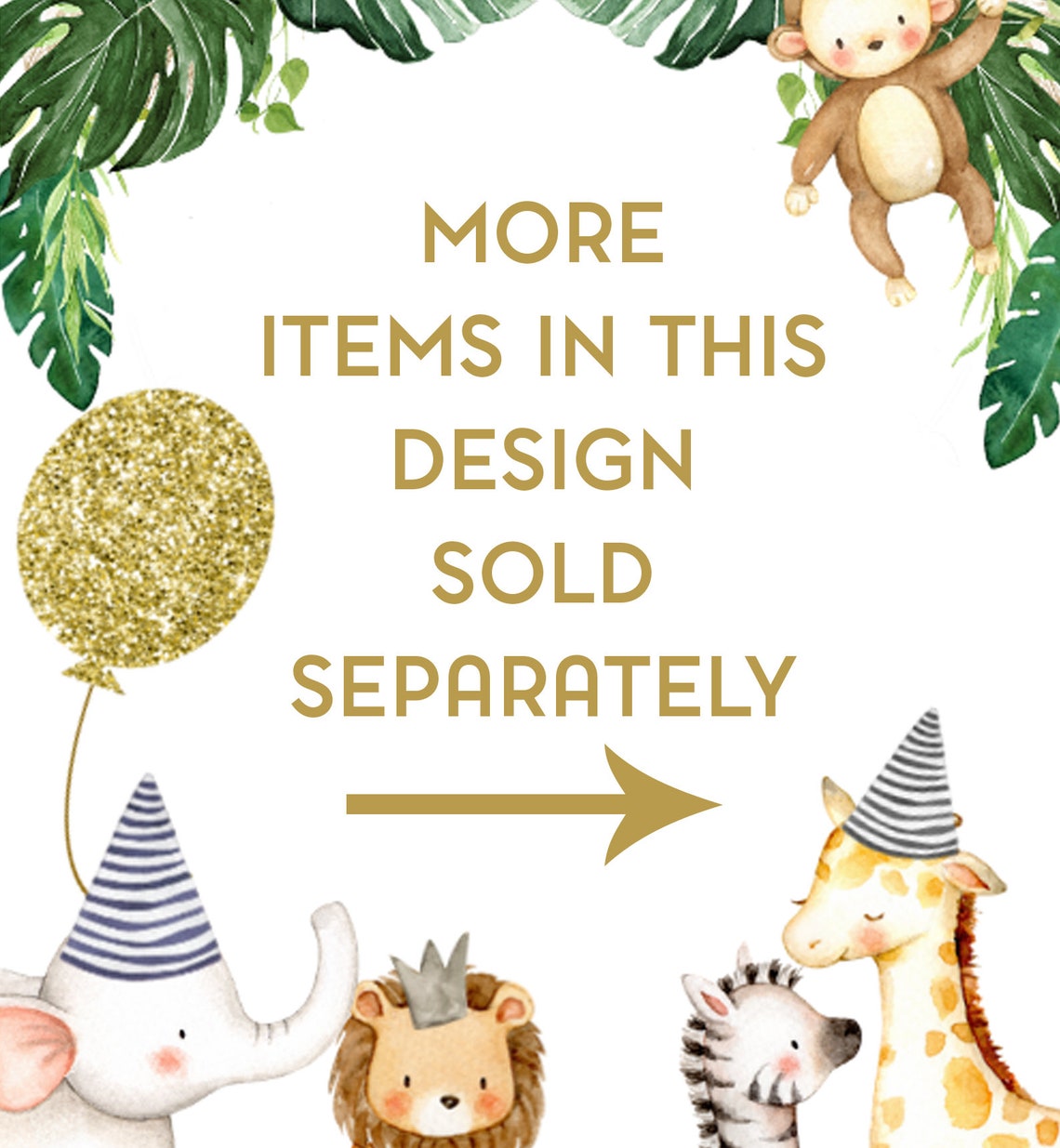 Editabe Safari Two Wild Welcome Sign Instant Two Wild Gold | Etsy