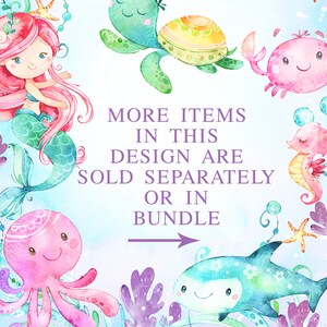 Editable Birthday Under the Sea Water Bottle Label, Printable Sea ...