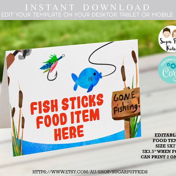 Fishing Themed Party Food - Etsy
