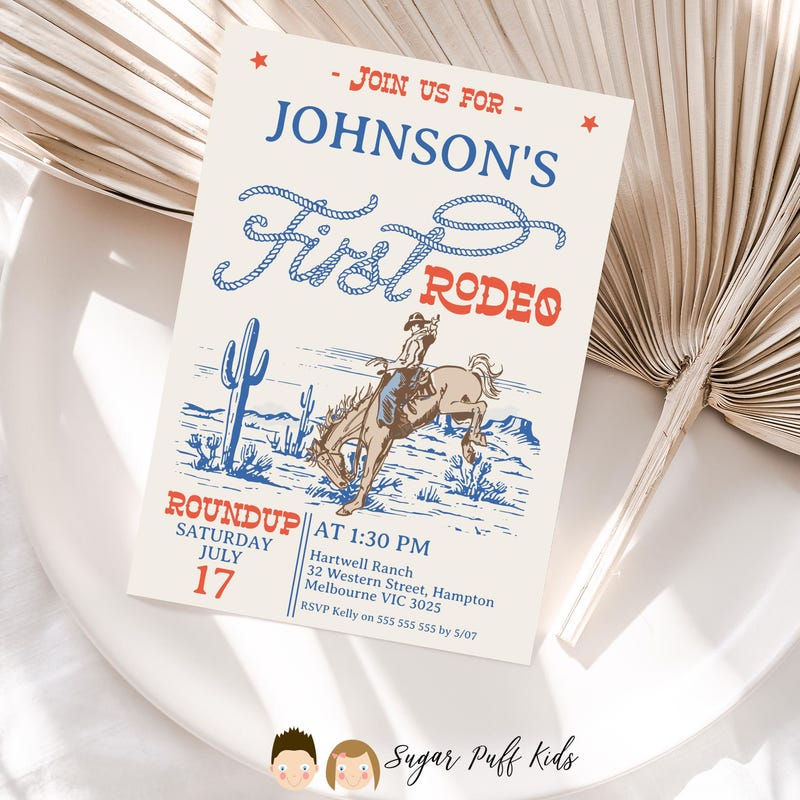 First Rodeo Birthday - Etsy