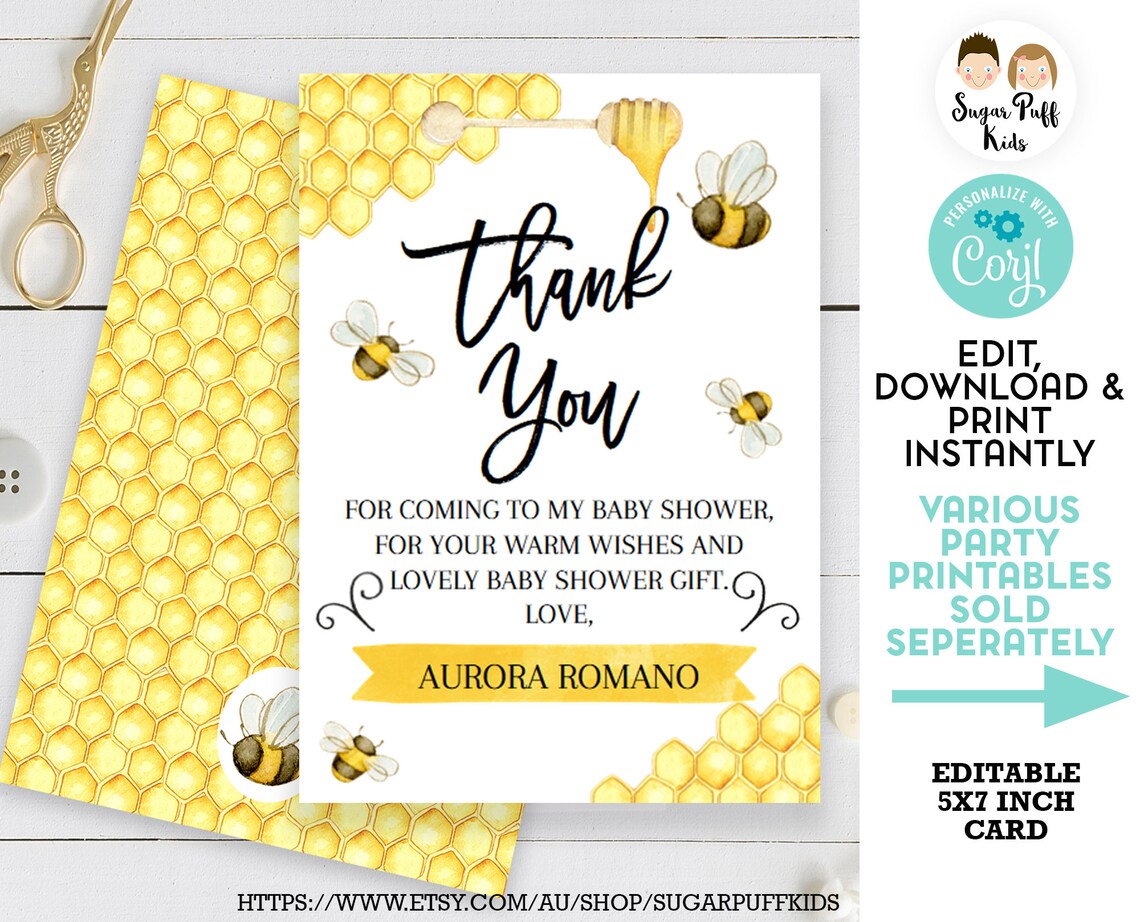 Parents to Bee Baby Shower Invitation Instant Parents-to-bee - Etsy