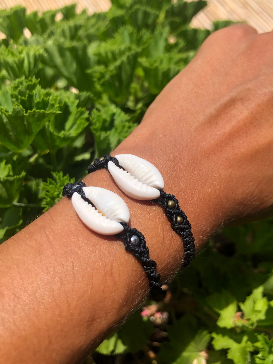 Cowrie Shell Bracelet, Macrame Bracelet With Shell, Boho Summer Jewelry ...