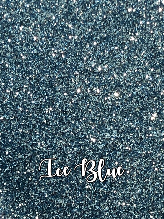 Ice Blue Glitter Light Pastel Baby Ultra-fine Polyester | Etsy