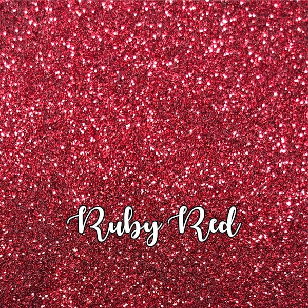 Ruby Red Glitter - Etsy