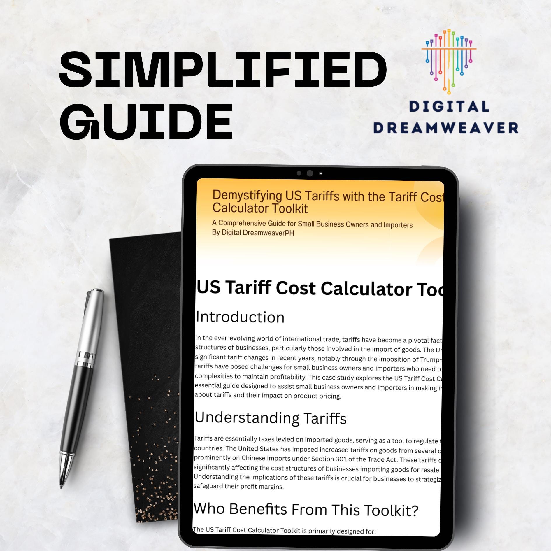 Buy US Tariff Cost Calculator Toolkit Import Duty Spreadsheet + PDF ...