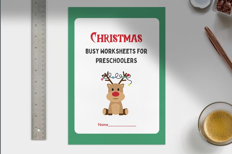 100 Christmas Busy Worksheets for Preschoolers | Educational Holiday ...