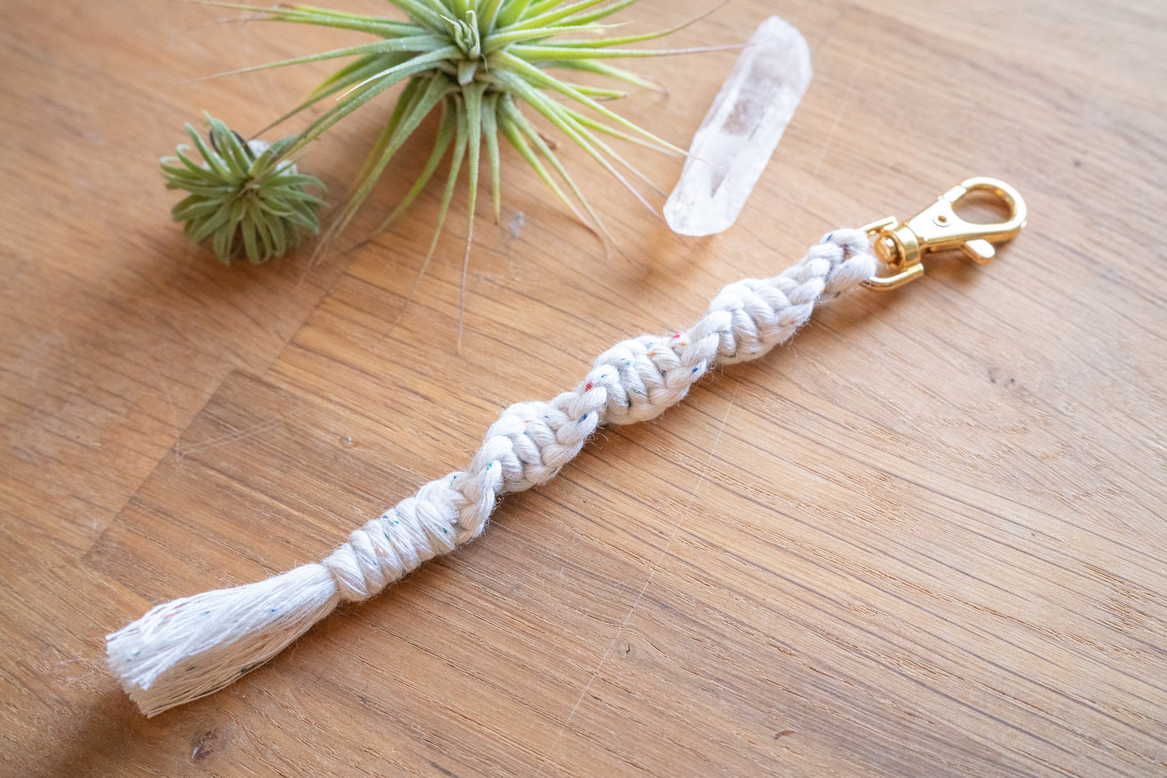 TWIST Macrame Keychain / Macrame Bag Clip / Macrame Gift | Etsy