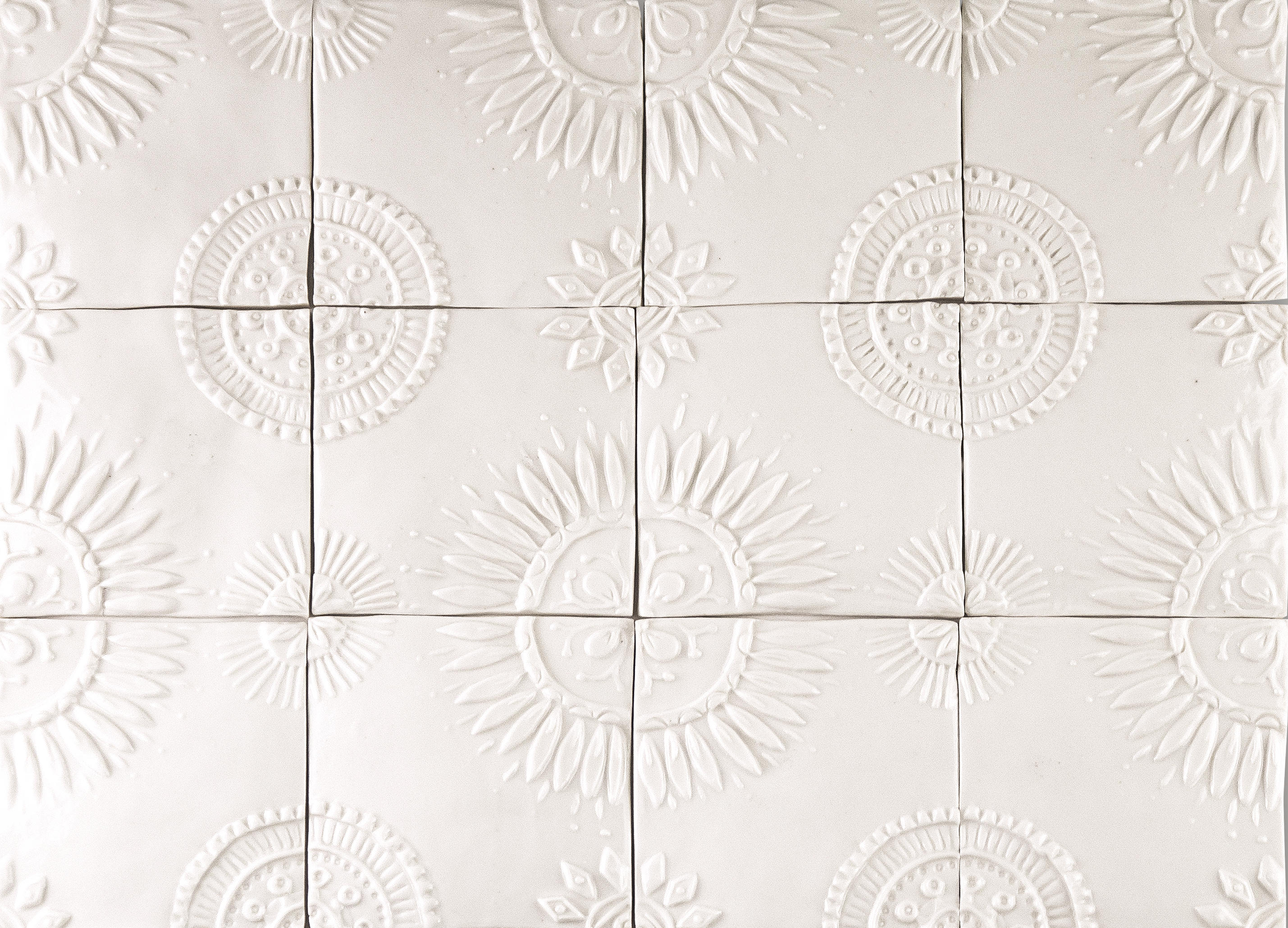 Handmade Porcelain Tiles Kaleidoscope Design - Etsy