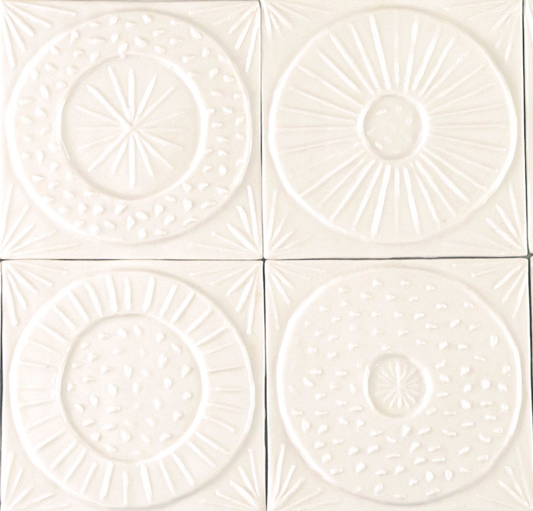 Handmade Wall Tiles Circles Design - Etsy